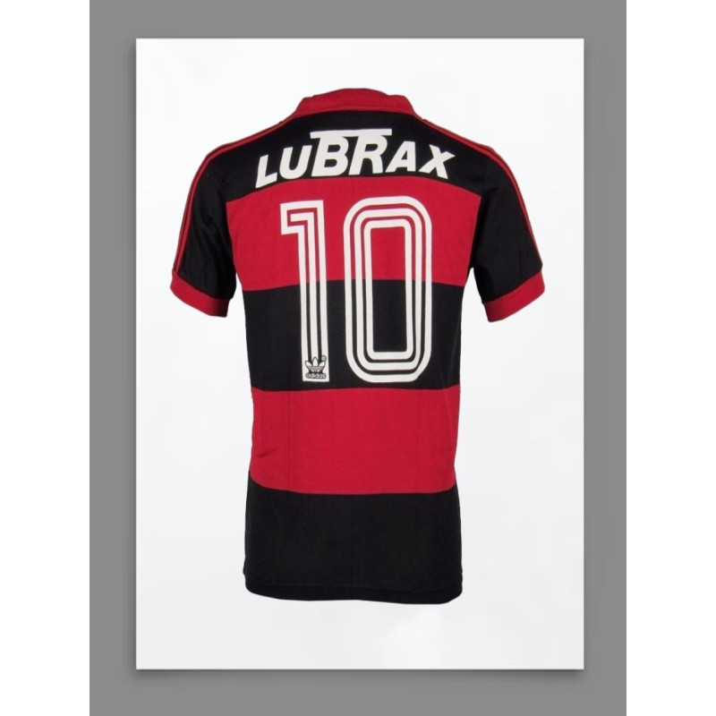 Camisa retrô Flamengo Lubrax Tradicional - Loja Camisas de Futebol Retrô
